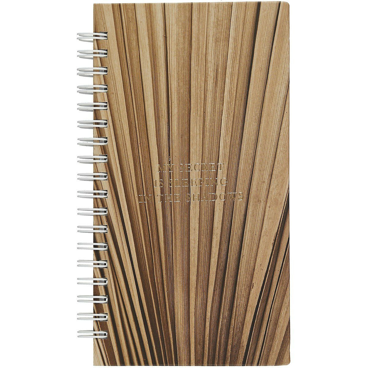 Записная книжка 94*174 100л кл. "Nude", пальма, тверд. переплет, спираль