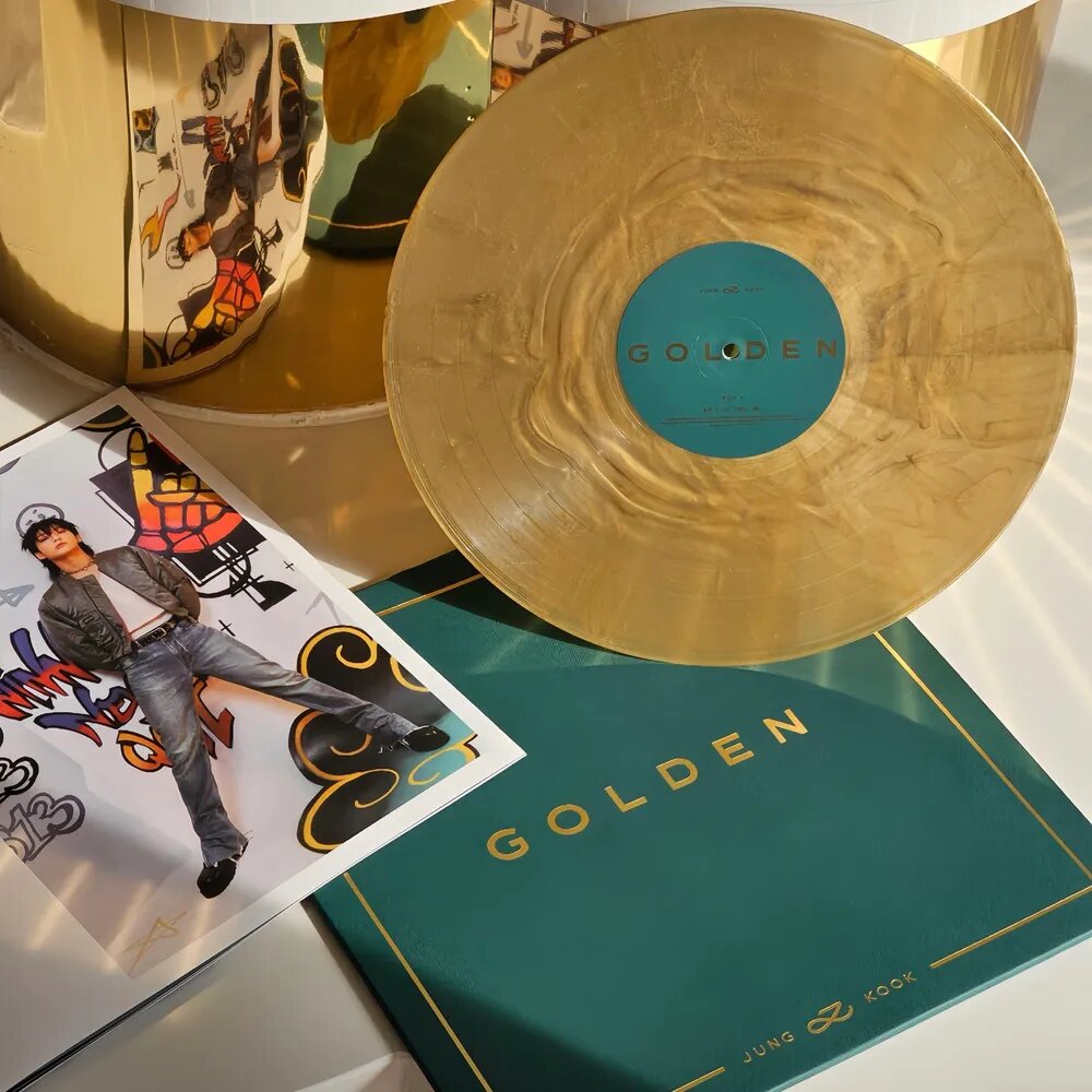 JUNGKOOK (BTS) - 'GOLDEN' LP Виниловая пластинка LP. Корейский поп. LP