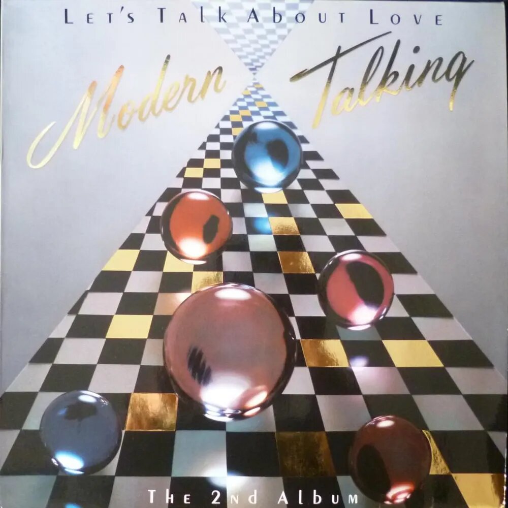 Виниловая пластинка Modern Talking - Let's Talk About Love (Германия, 1985, LP)