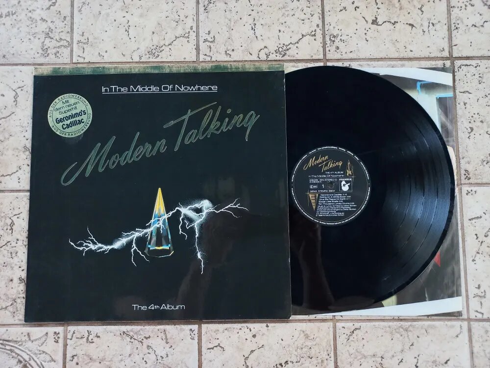 Modern Talking (1986) In The Middle Of Nowhere (208 039) LP Vinyl (Европа) Original NM+