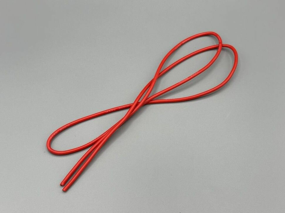 Силиконовый провод AB retail 14AWG, красный, 1 м