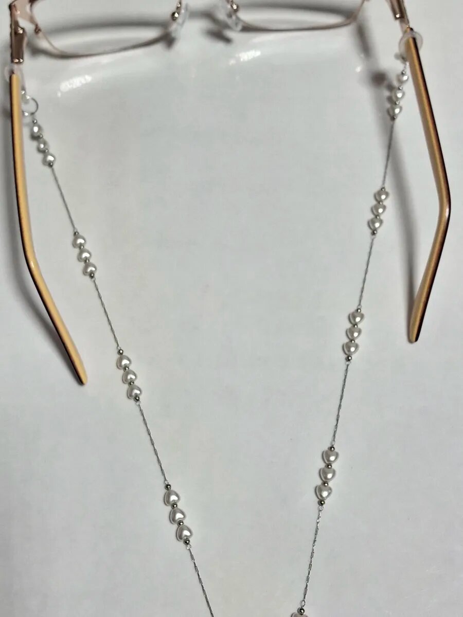 Цепочка для очков стильная, держатель - 1 шт