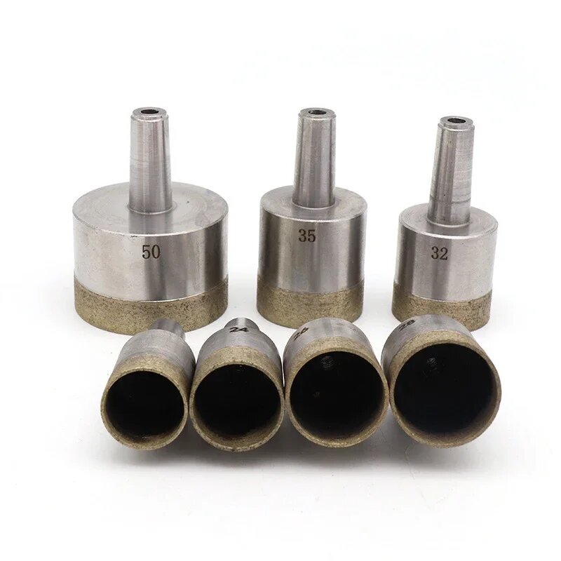 Алмазное сверло-коронка 4-50 мм, хвостовик 6 мм 38mm