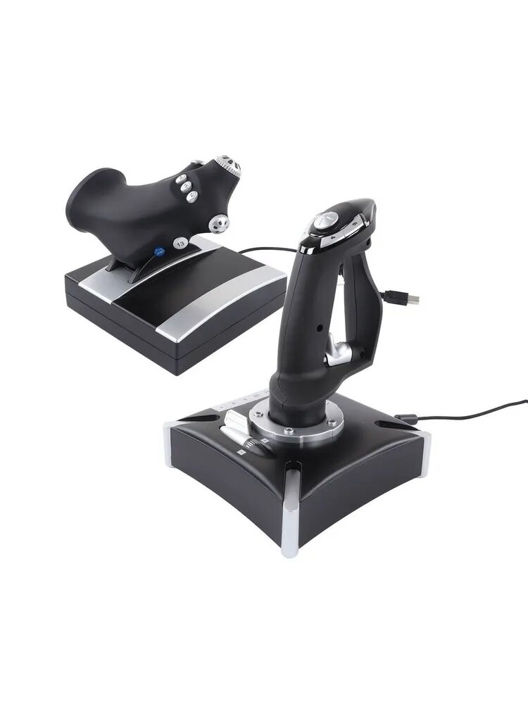 Геймпад для авиасимуляторов с вибрацией PXN-2119PRO для ПК, черный, проводной