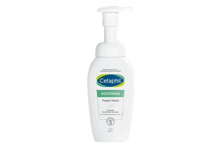 Пенящееся очищающее средство унисекс Cetaphil Soothing Foam Wash, 200ml