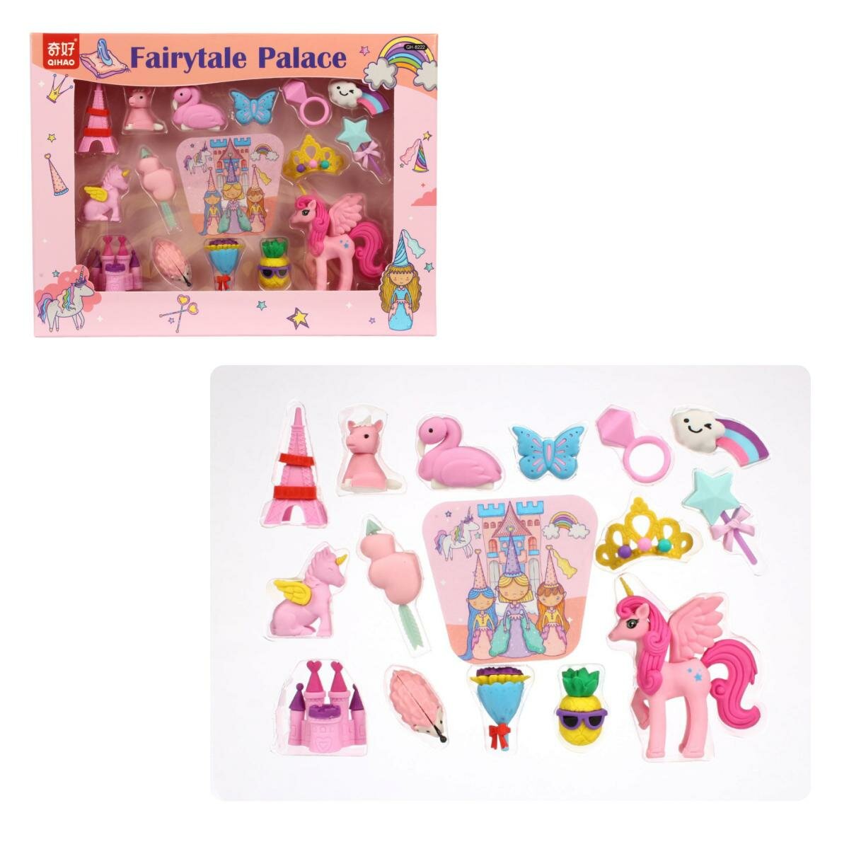 Набор ластиков 'Traffic Eraser', 17 шт, в картонной коробке, 29х21см