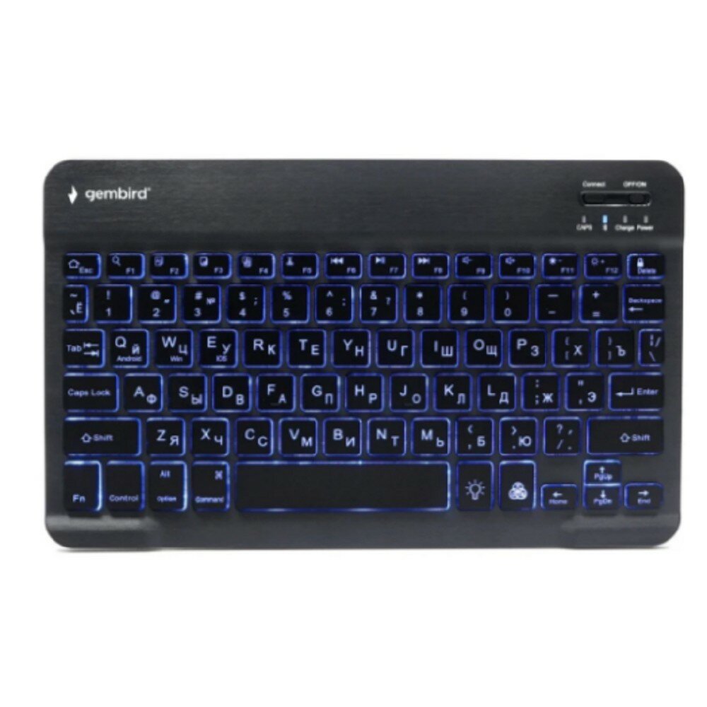 Клавиатура Gembird KBW-4N, беспроводная, с подсветкой, для настольного ПК