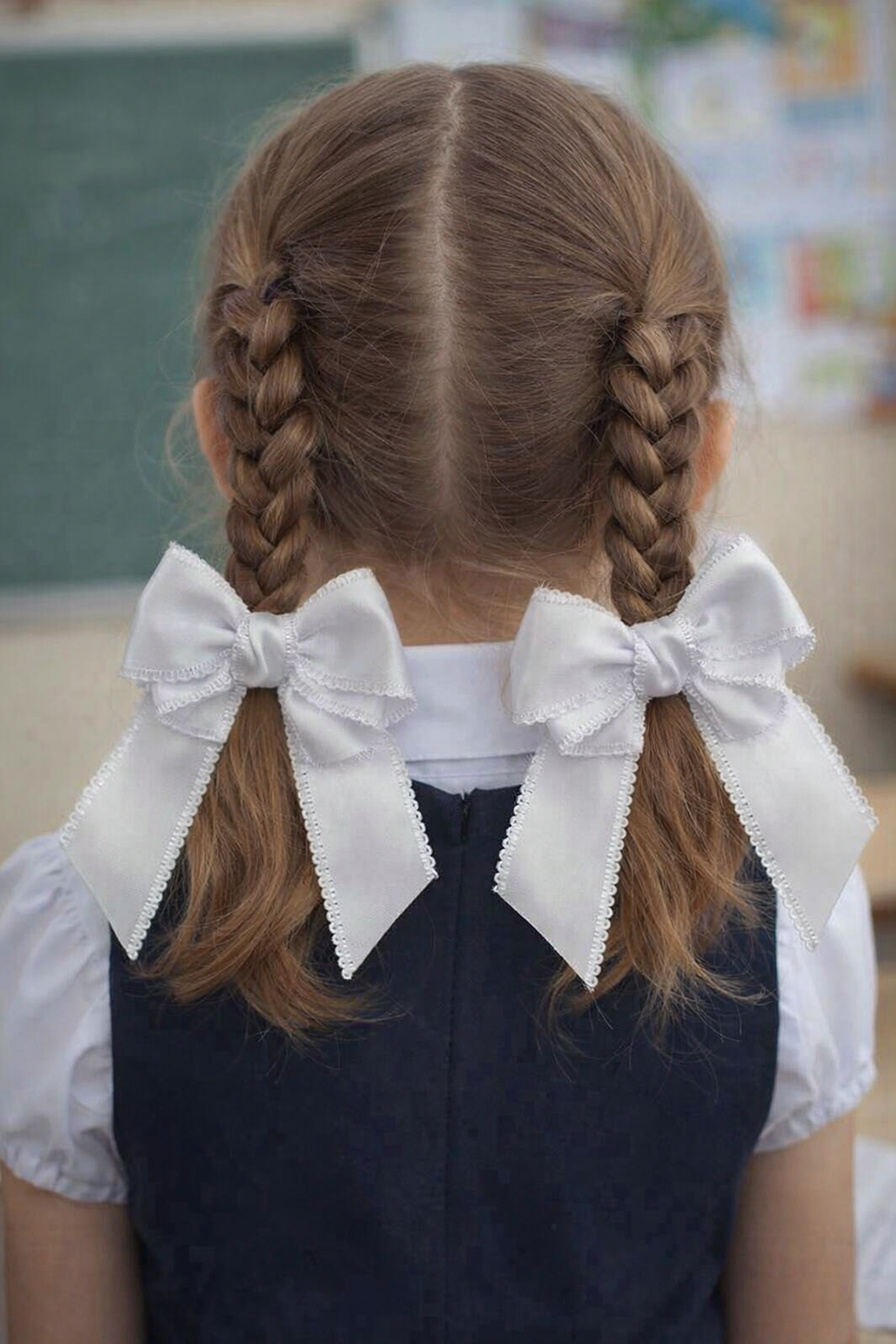 Банты на резинке Арт и Дизайн, для девочек, сатин, декоративные элементы отсутствуют, белые