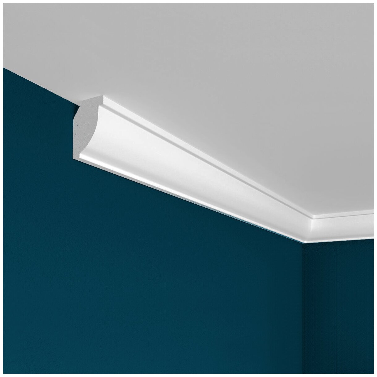 Плинтус потолочный 14х21 мм карниз дюрополимер Perfect Plus p09-2 метра