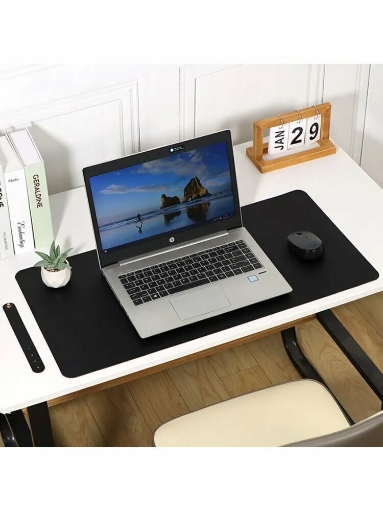 Коврик для стола 60 см x 30 см, материал: Натуральная кожа