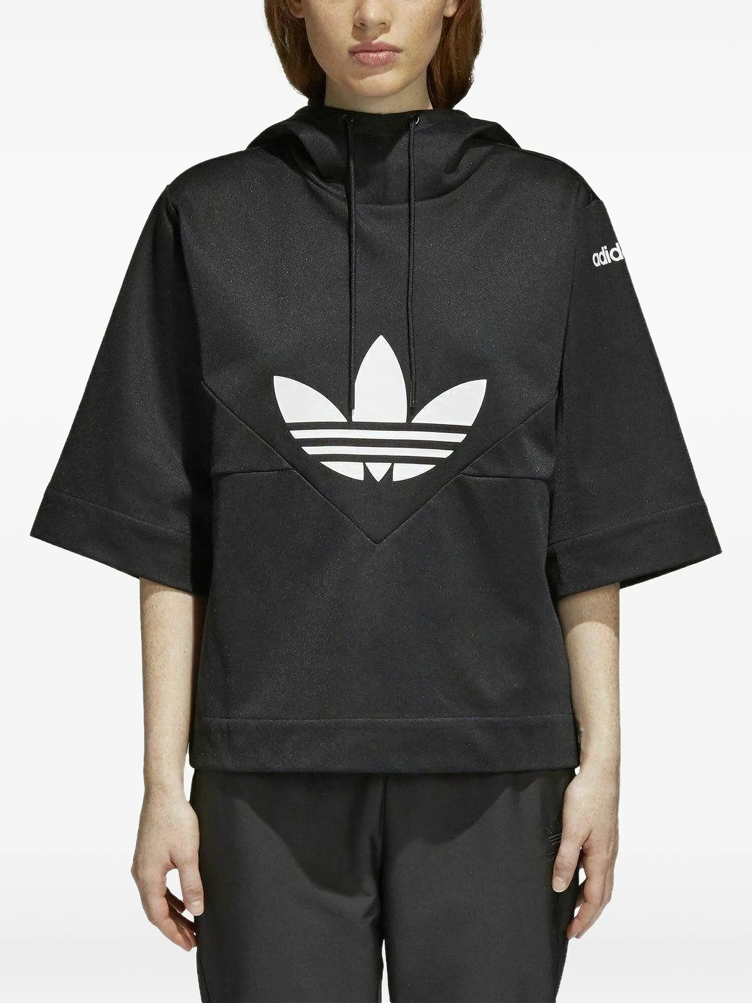 Худи adidas, размер XS, , черный