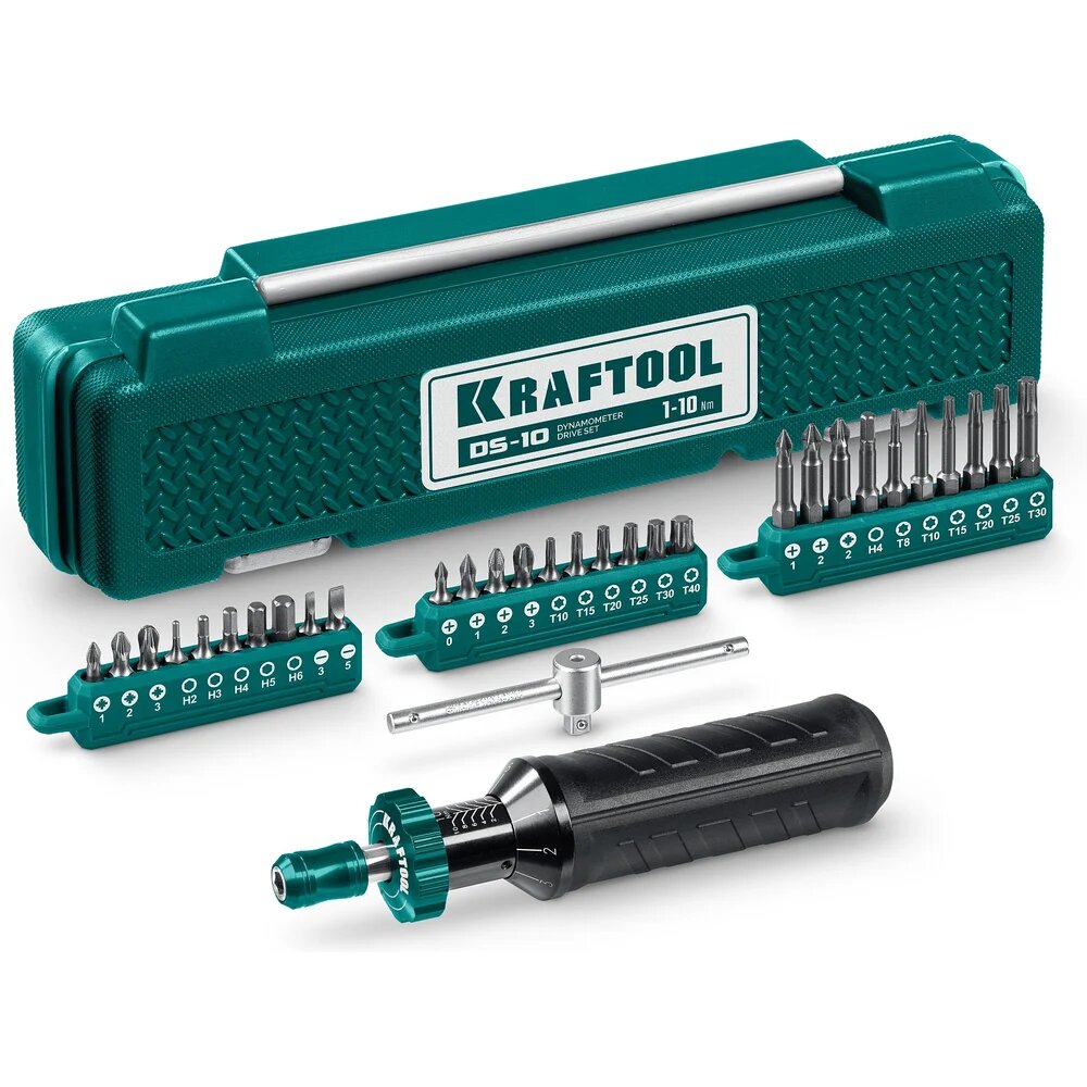 Динамометрическая отвертка KRAFTOOL 1-10 Нм 64037