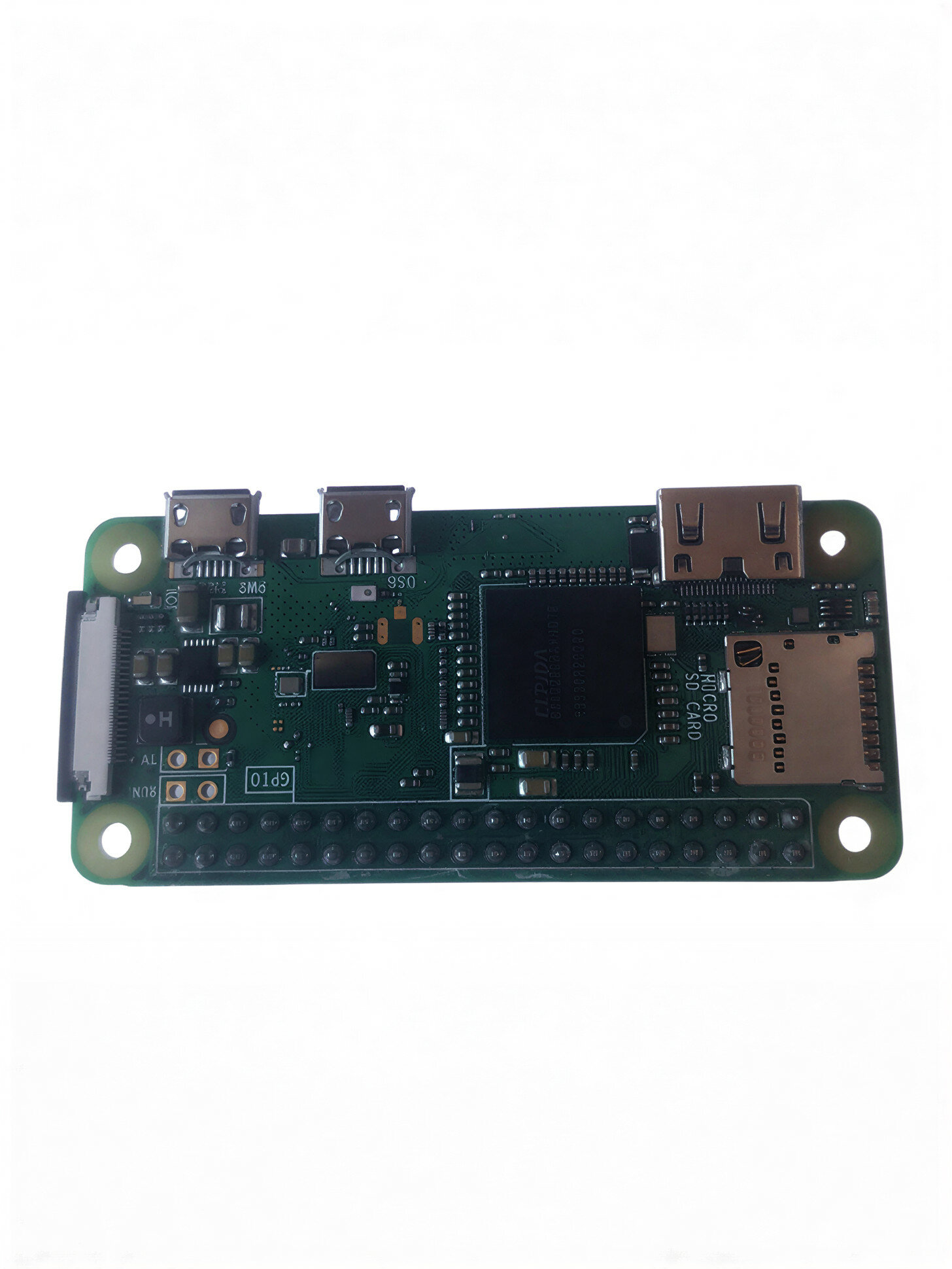 Микрокомпьютер Raspberry Pi Zero WH расбери с обратной распиновкой — фото 1