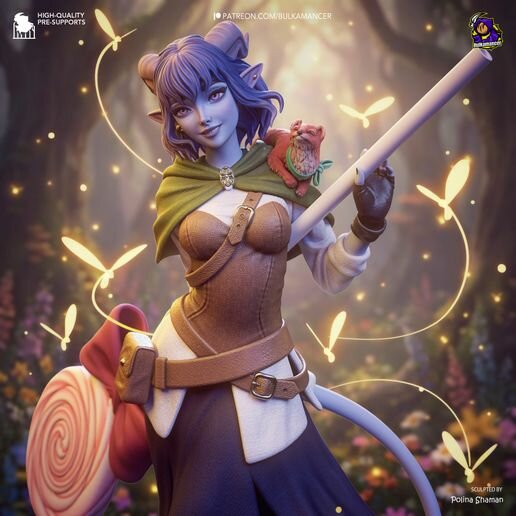Сборная модель Jester (The Mighty Nein), 228мм, 1/8 для покраски