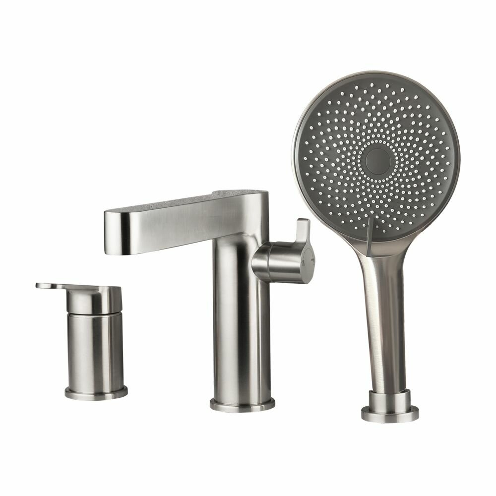 Смеситель на борт ванны Gappo G1199-30, сатин