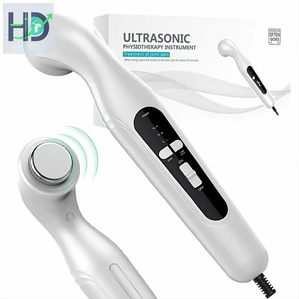 Крупногабаритный аппарат для ультразвукового лечения и физиотерапии суставов и мышцбелый