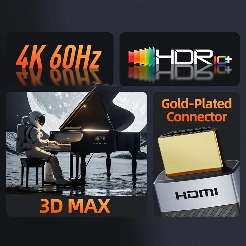 Кабель HDMI 2.0 CABLETIME, 1.5M — фото 1