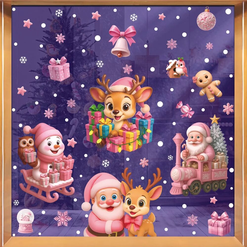 HXD Украшение на окна 【4 комбинации】 BQ609+610+613+617 4 шт.