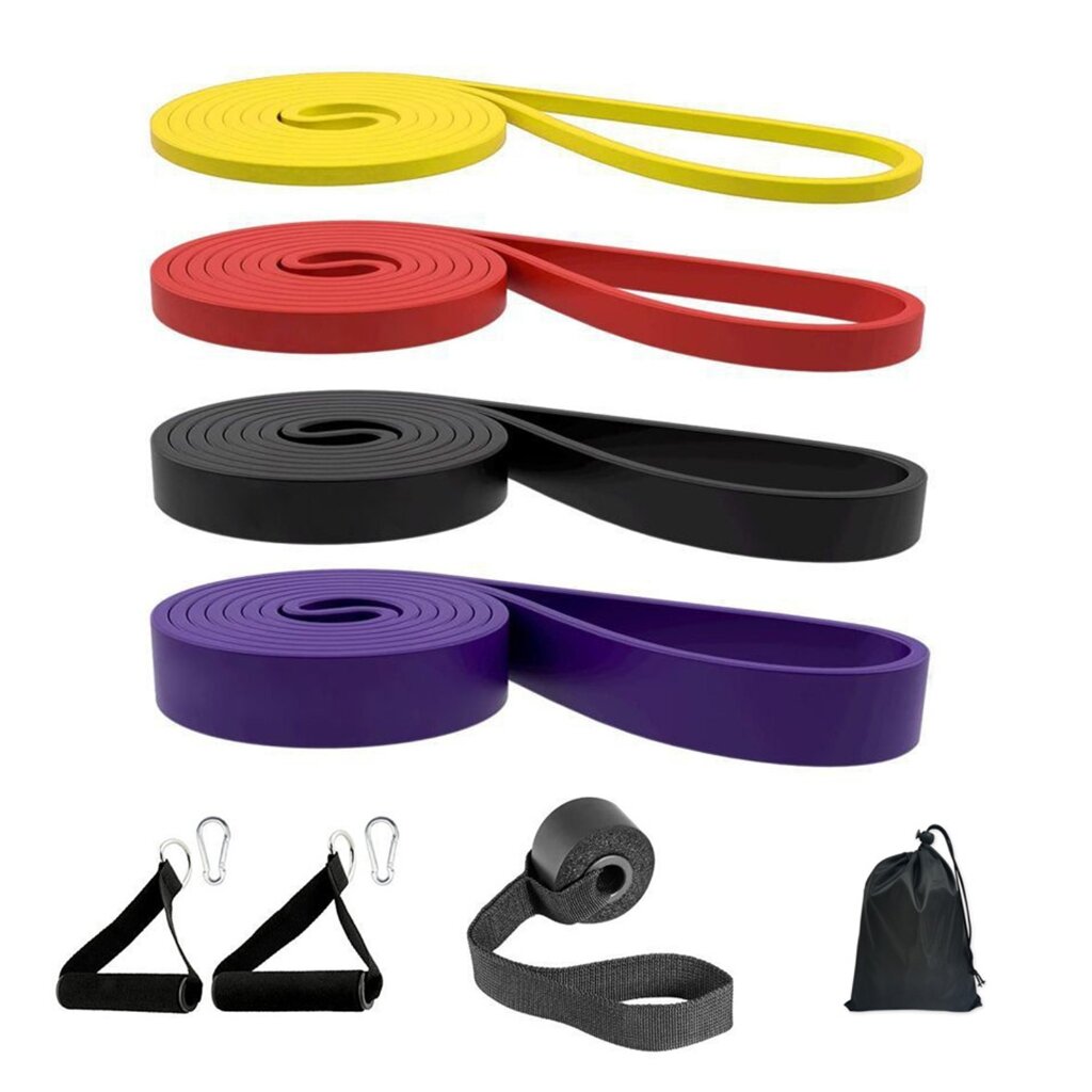 Резиновая лента унисекс для фитнеса, эластичная лента для тренировок, пояс-расширитель