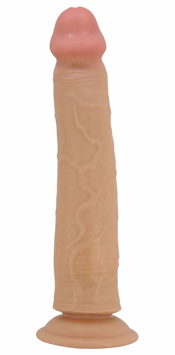Телесный фаллоимитатор с подвижной кожей Sharife 25,4 см Baile