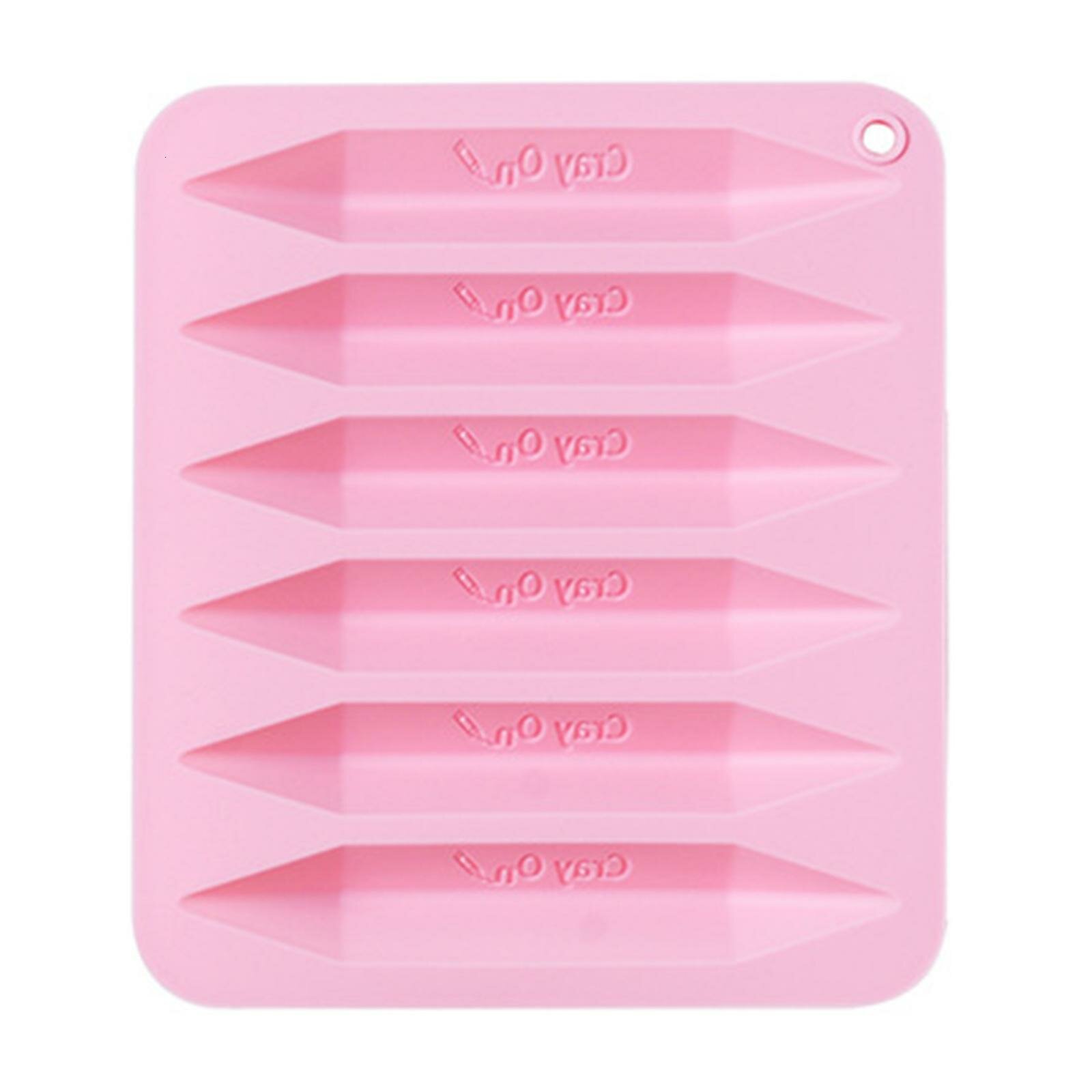 Формы для карандашных мелков 6 в 1, Розовый