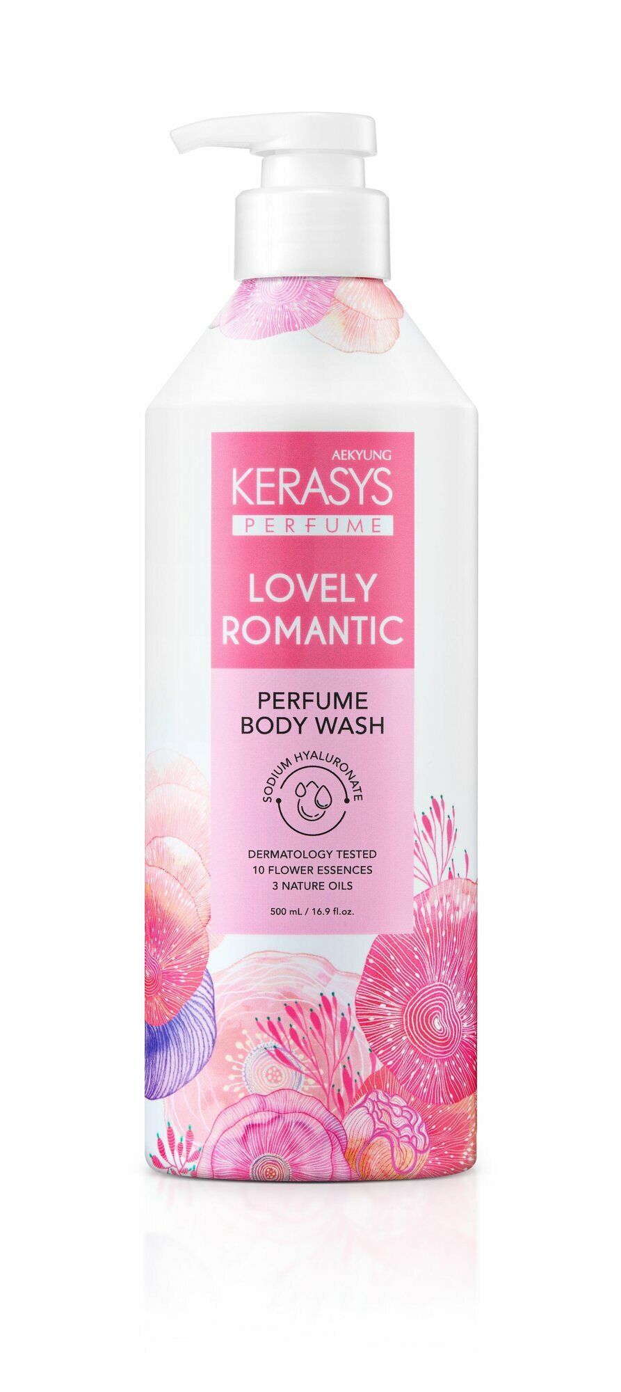 Kerasys Ароматический Гель для душа Парфюмированный Романтик, 500 мл, Корея