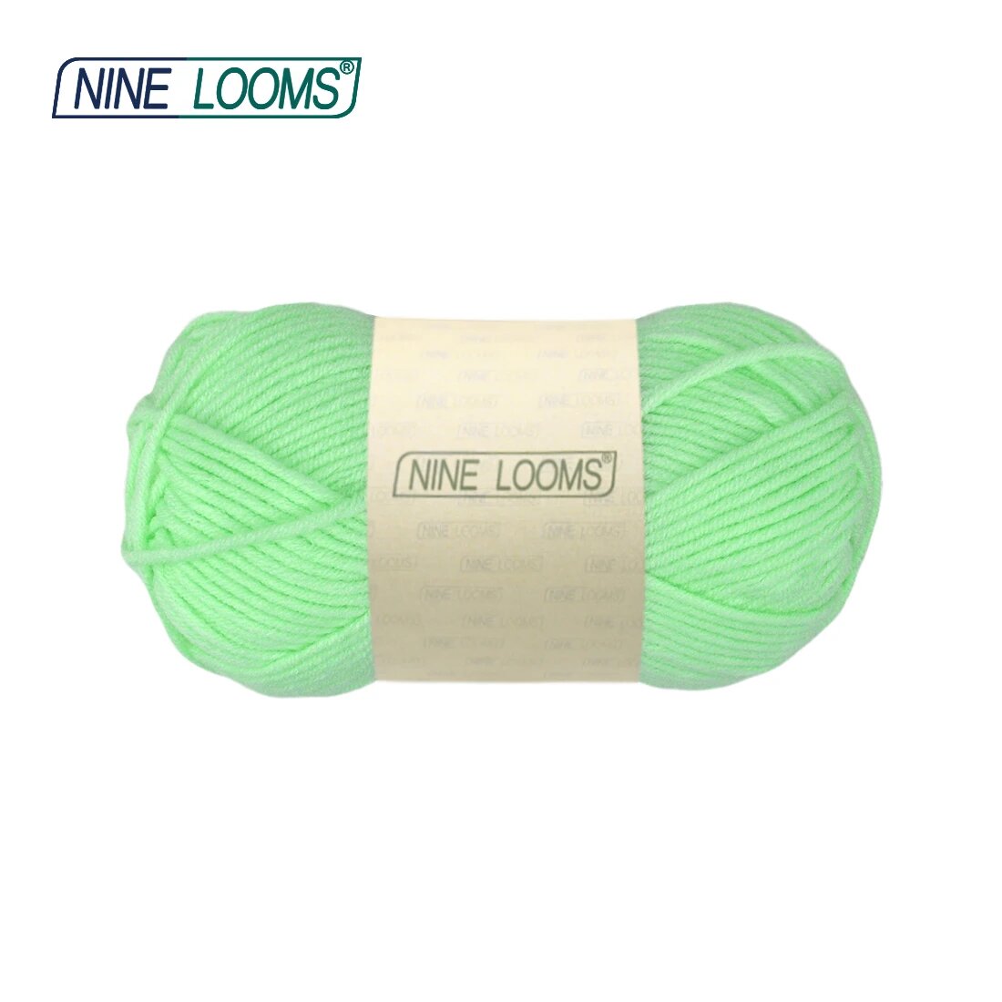 NINE LOOMS пряжа акриловая, 50г, цвет 32 Pastel Green