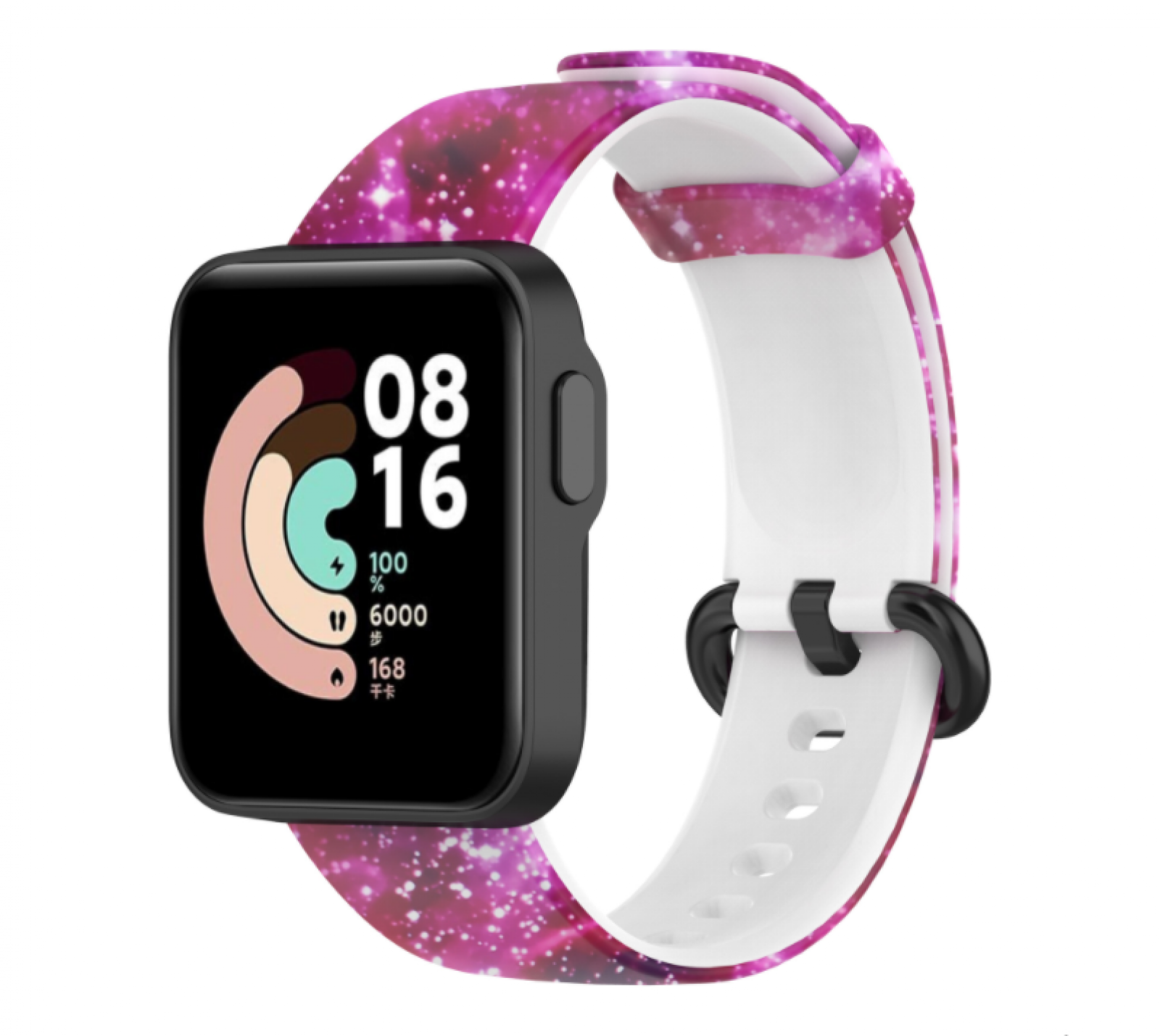 Сменный силиконовый ремешок MyPads для Xiaomi Mi Watch Lite с ярким дизайном красок и быстросъемным креплением