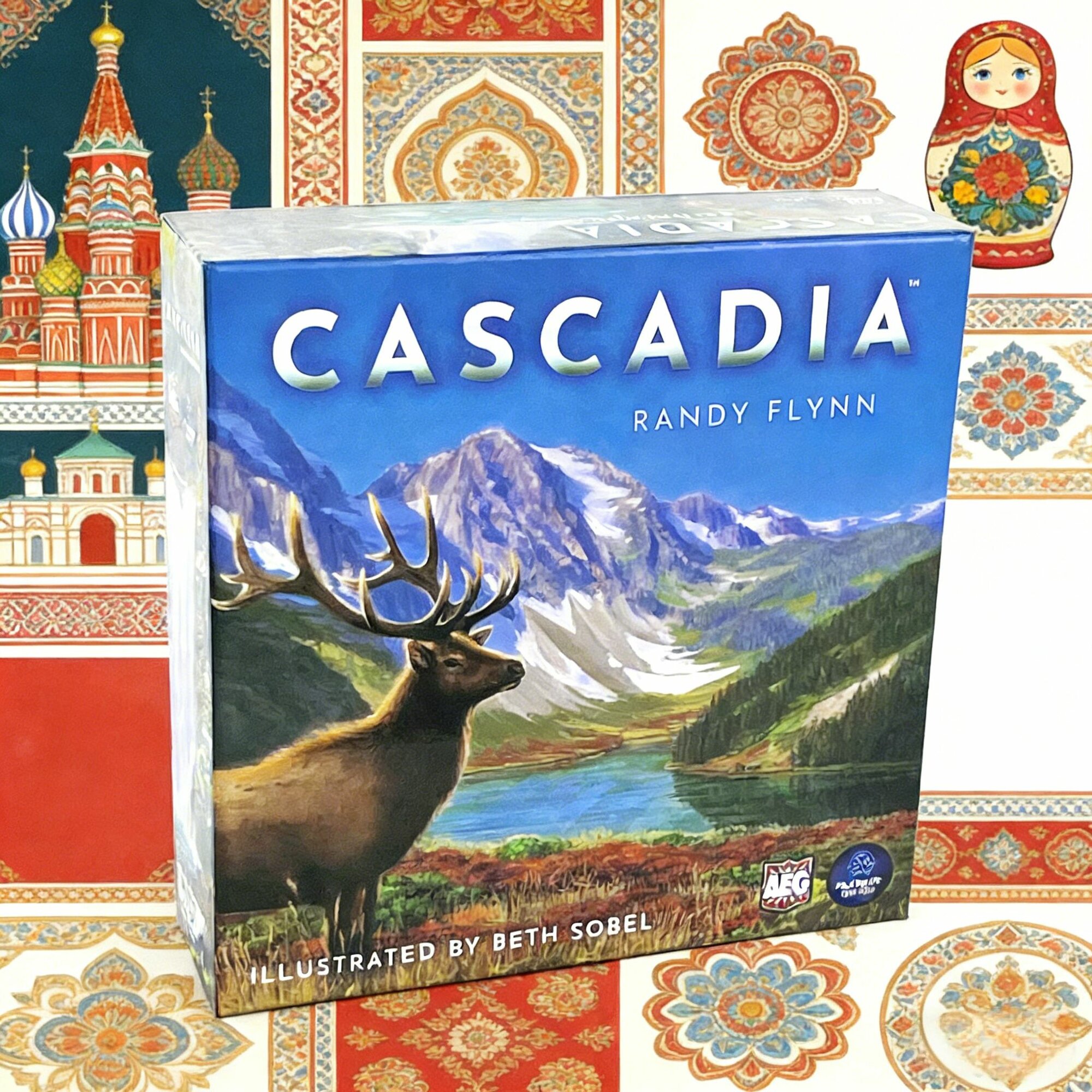 Настольная карточная игра Настольная Cascadia Игра (Карточная) Новая версия игры
