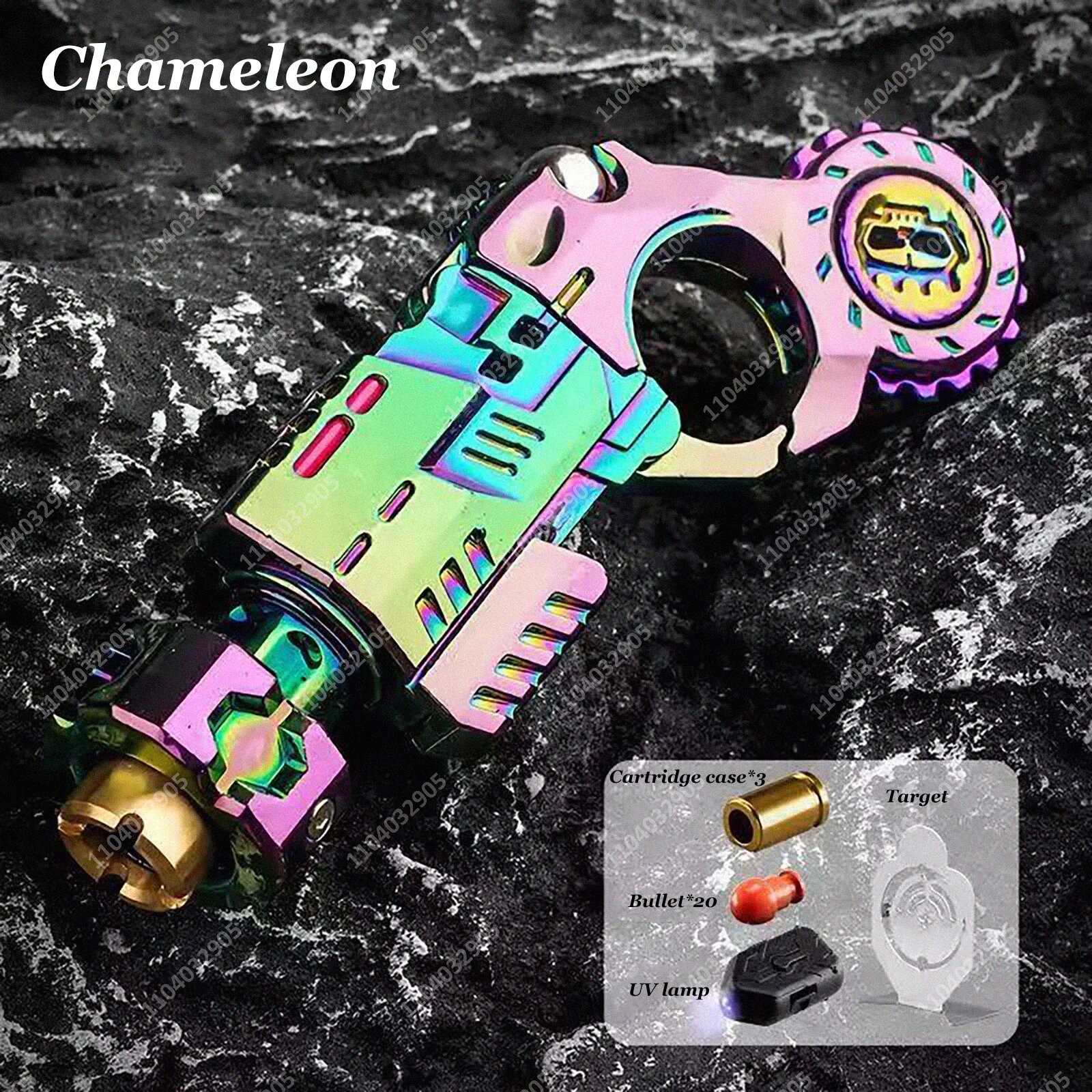 Спиннер EDC Tactical-Chameleon, сплав, 1 кнопка
