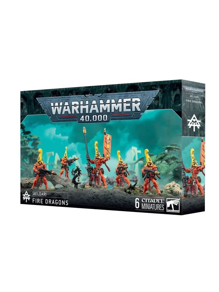 Миниатюры Warhammer 40000: Aeldari - Fire Dragons - 6 miniatures