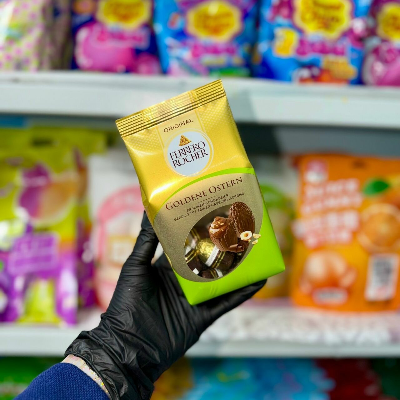 Шоколадные конфеты Ferrero Rocher Golden Eggs/Ферреро Роше Золотые яйца 90 гр.