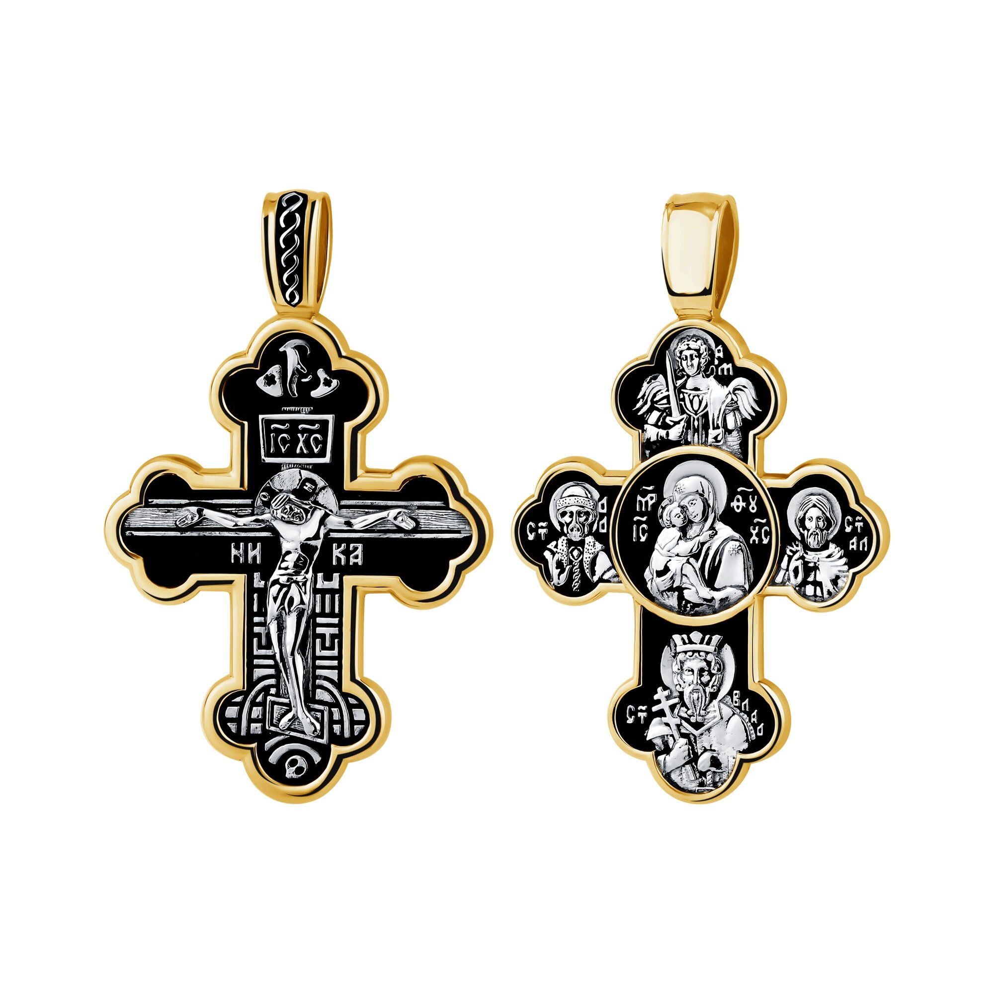 Подвеска, серебро, 925 проба, золочение