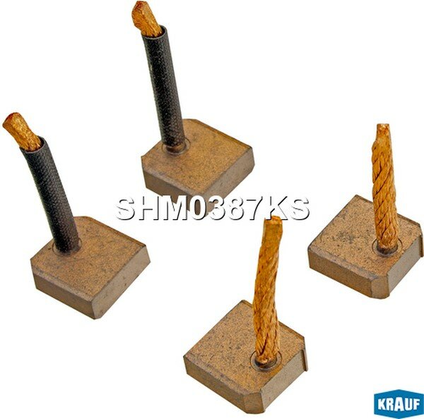 Щетки стартера KRAUF SHM0387KS MITSUBISHI Pajero II 2.8TD1993-1995 4M40 /// // / HYUNDAIGalloper II 3.0i V6JK-011997-2001 G6AT /