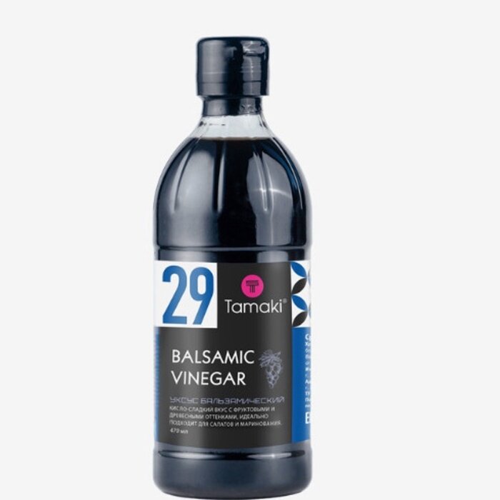 Уксус бальзамический Tamaki, для салатов и заправок, 0,47 л