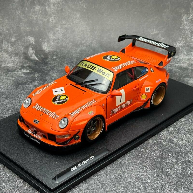 SOLIDO Коллекционная модель Porsche 911 RWB Bodykit 2020 масштаб 1:18 детализированная металлическая модель с широкими обвесами