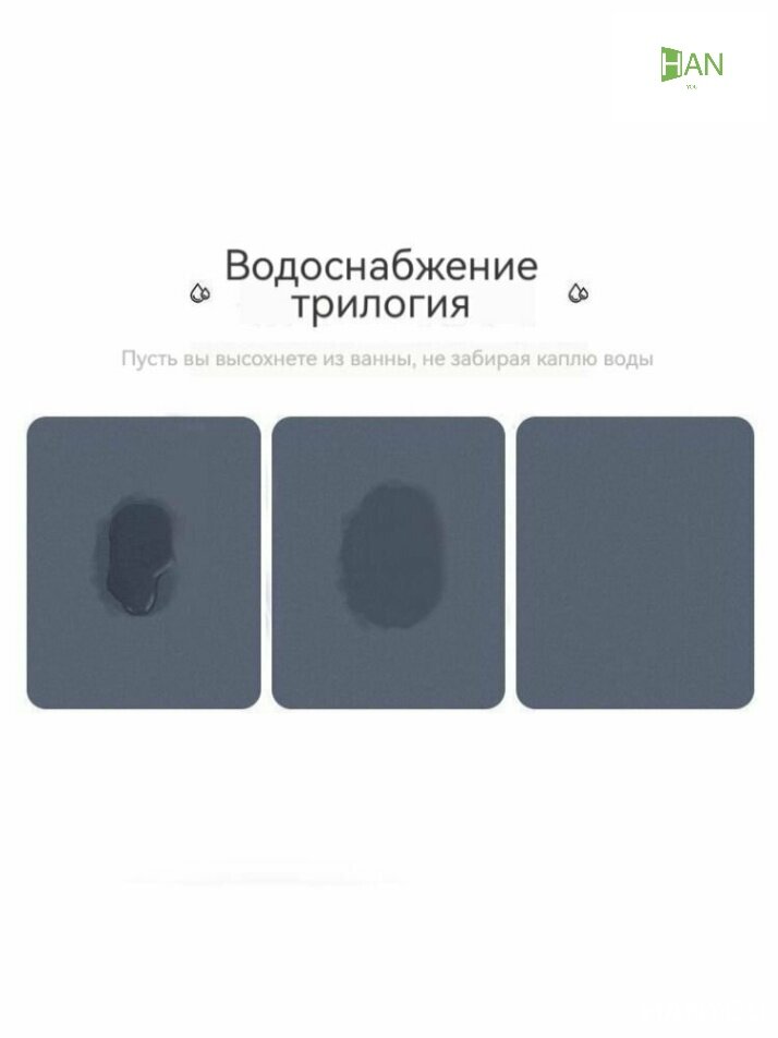 Эксклюзивный маслоотталкивающий коврик из диатомовой грязи ROMIKY 120x120 см для кухни