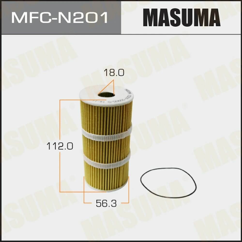 Фильтр масляный MASUMA MFC-N201 OE0074 MASUMA