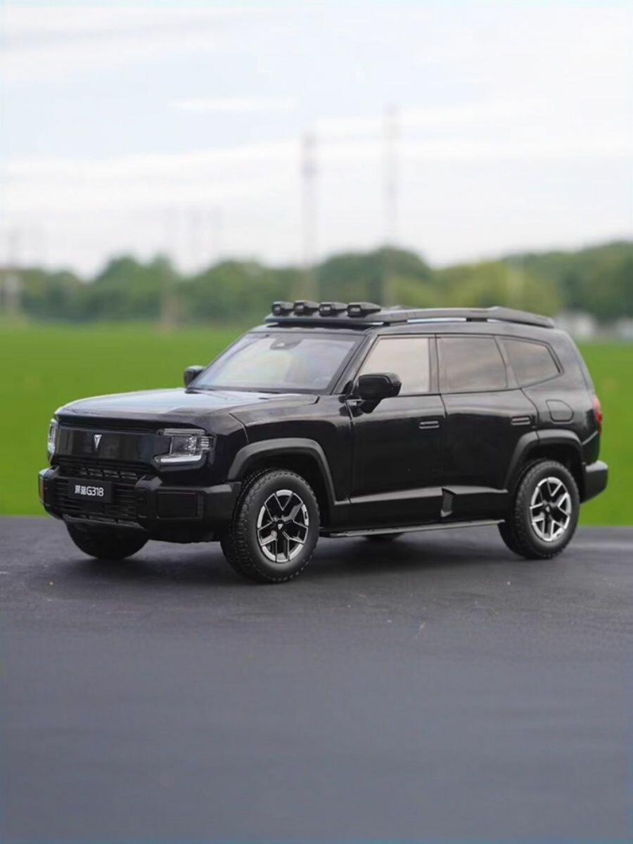 Коллекция легкосплавных автомобилей модель 1/18 Changan Dark Blue G318 черный