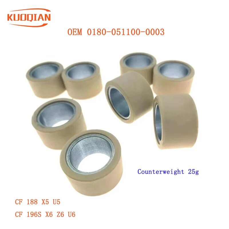 8 шт. 30x18 25G ролик вариатора для CF188 CF500 CF500CC CF196 800CC ATV UTV Запчасти 0180-051100-0003
