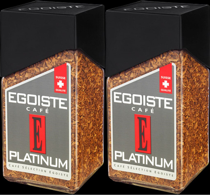 Кофе растворимый Egoiste Platinum 100 гр / 2 банки
