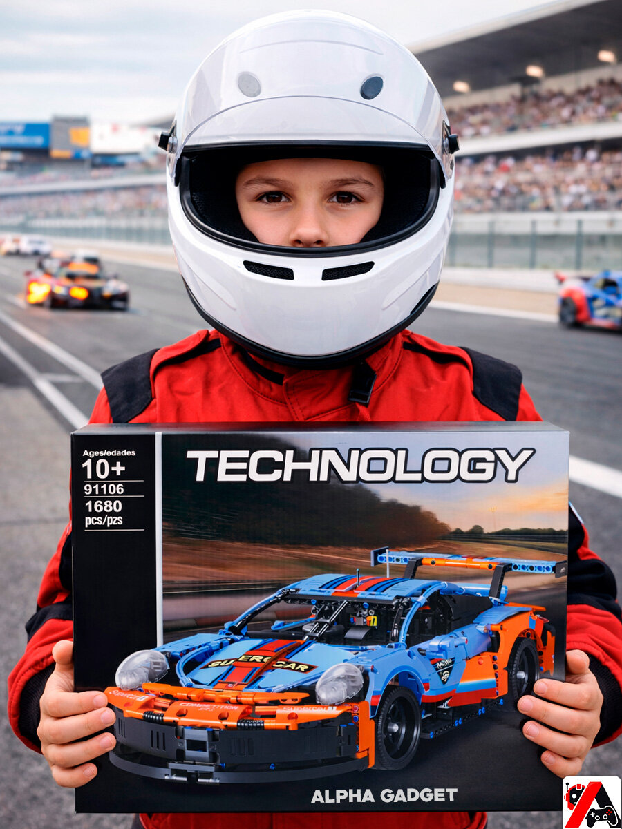 Конструктор Техник Porsche 911 RSR Super Car