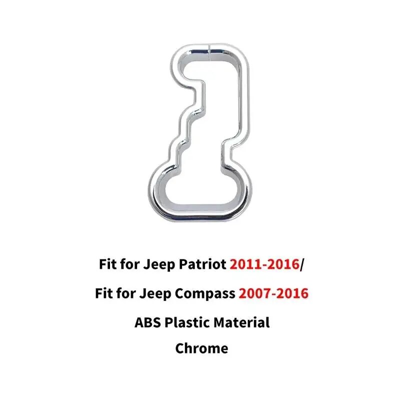 Хром декоративное кольцо для Jeep Patriot/Compass 2007-2016, ABS
