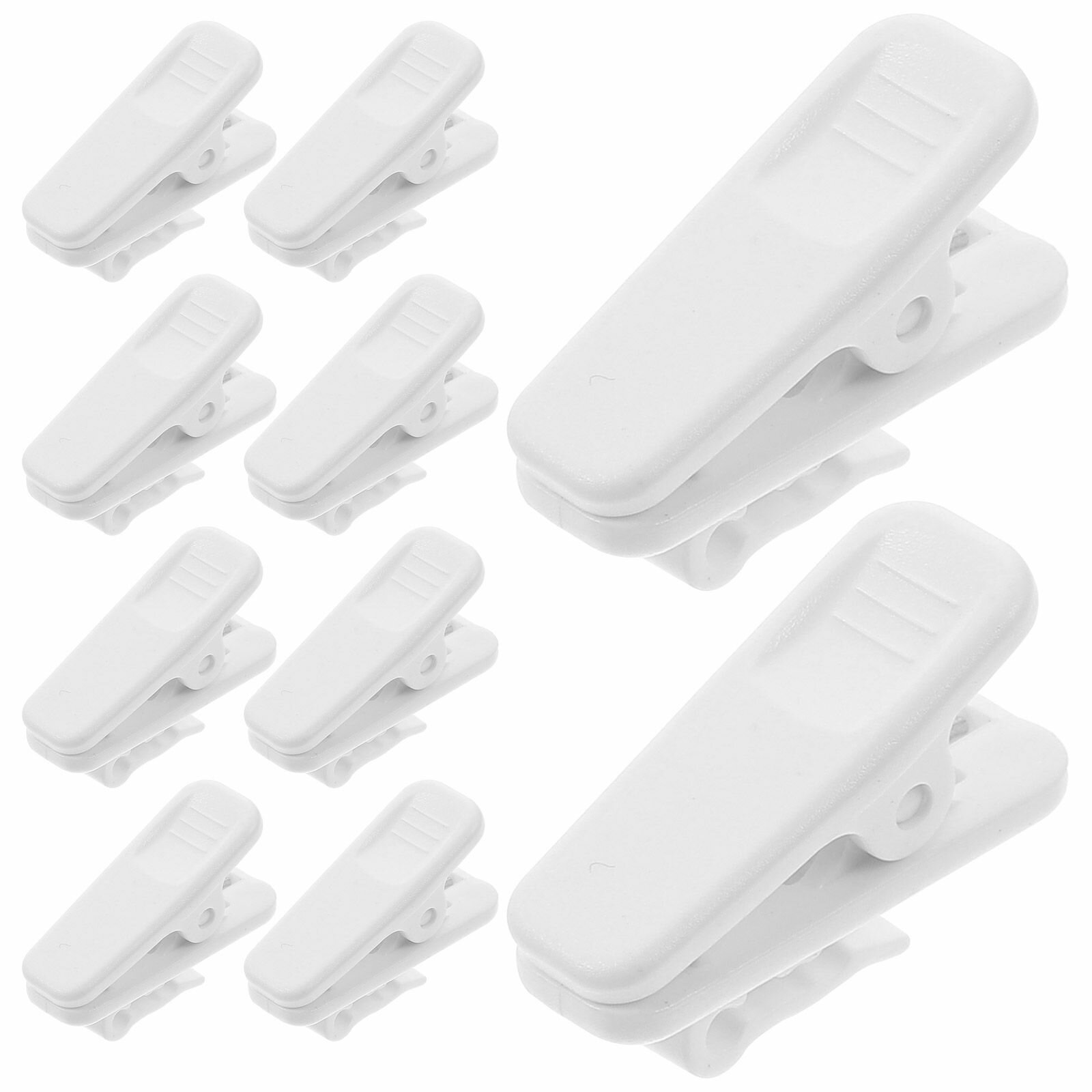 Белый пластиковый зажим для наушников, держатель проводов, набор из 10 штук, для кабеля