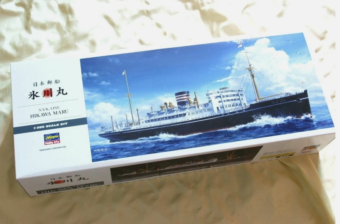 Сборная модель Hasegawa 1/350 Японский лайнер "Hikawa Maru" N.Y.K. Line (Z28/40028)