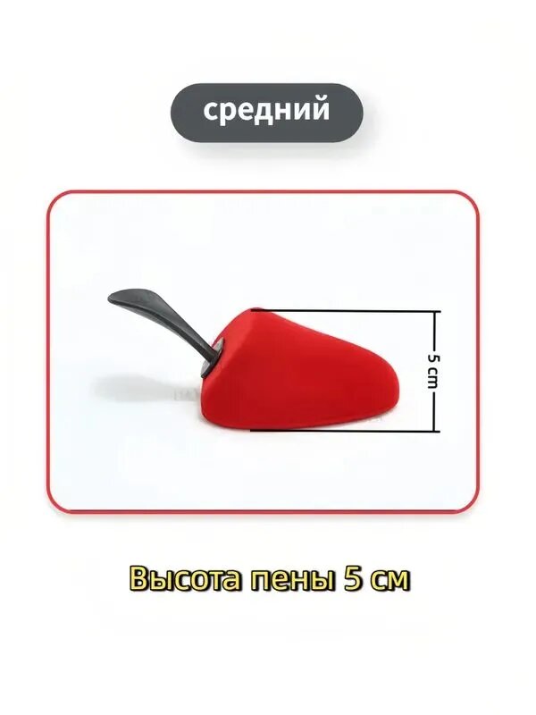 Колодки для обуви 10 шт, 5 пар, пенополиуретан, красные, размер 38-40, защита от деформации — фото 1
