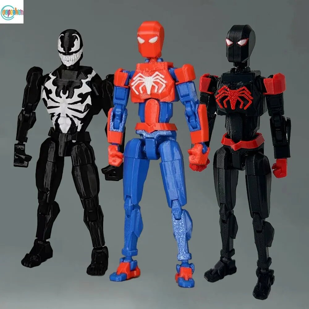 Экшн-фигурка Marvel Legends - Человек-паук и Веном, 3D печать,3 шт