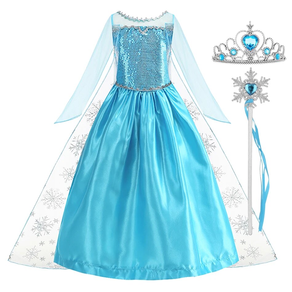 Платье принцессы Эльзы и Анны Disney для девочек 3T(110), B