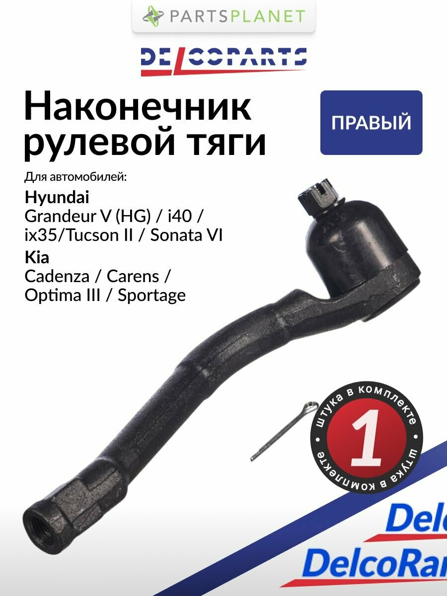Рулевой наконечник правый на Хендай Туксон 2, Соната 6, Киа Каренс, Оптима 3, Спортейдж