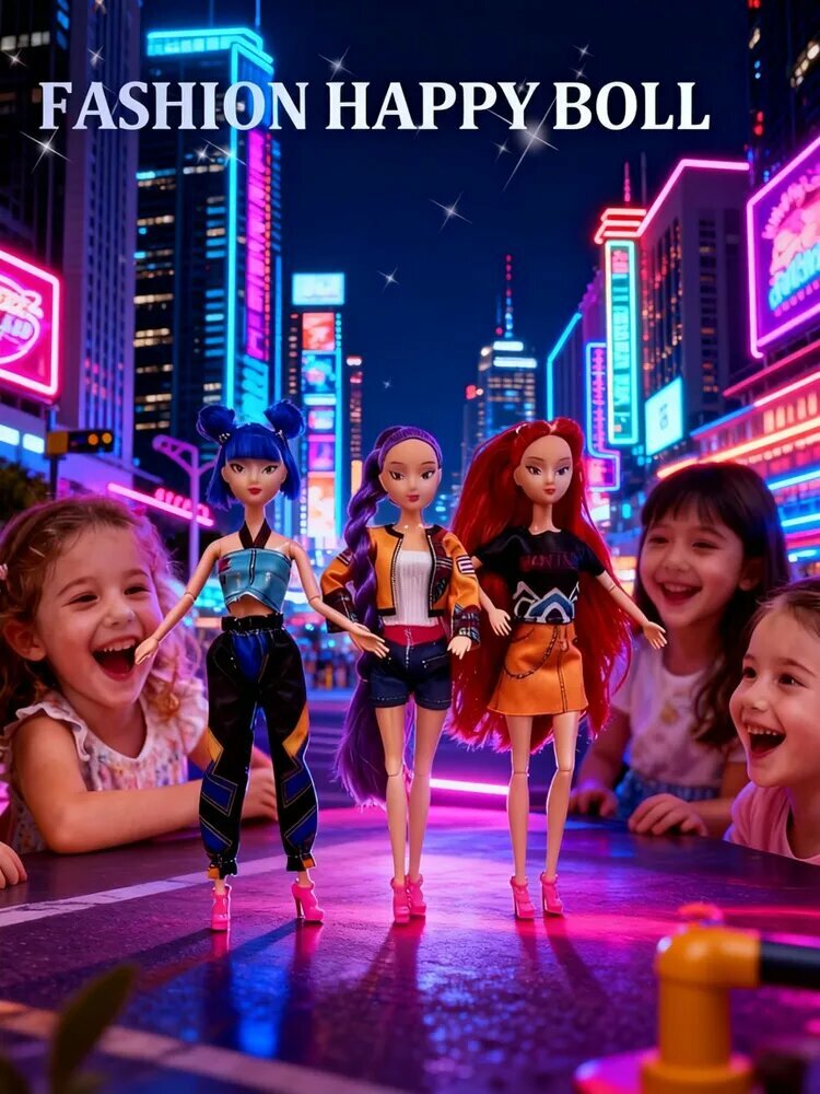 Фигурка K-POP Demon Hunters, коллекционная кукла-игрушка, милый персонаж в стиле K-pop